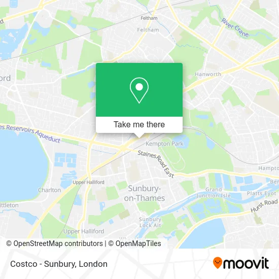 How to Get to Costco - Sunbury by Bus, Train or Tube?