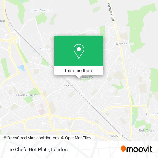 How to get to The Chefs Hot Plate in Luton by bus, train or Tube?