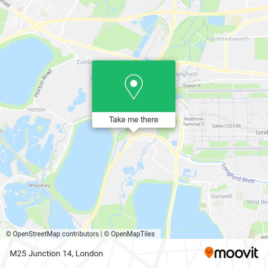 How to Get to M25 Junction 14 in Heathrow by Bus, Train or Tube?