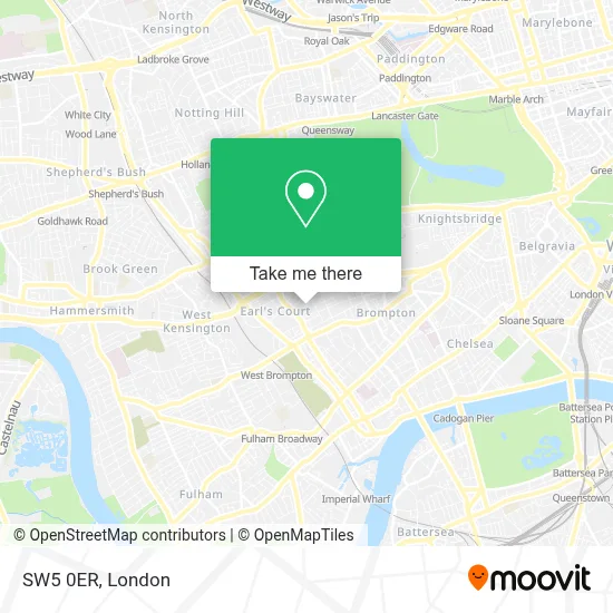 How to Get to SW5 0ER in Kensington by Tube, Bus or Train?
