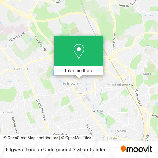 How to Get to Edgware London Underground Station in Edgeware by Bus ...