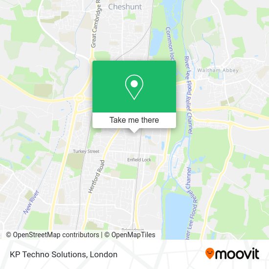 How to get to KP Techno Solutions in Enfield Lock by bus, train or Tube?
