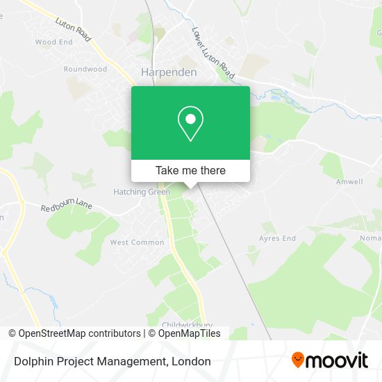 How to get to Dolphin Project Management in Harpenden by bus, train or ...