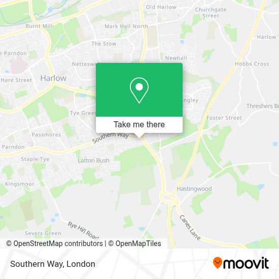 How to Get to Southern Way in Harlow by Bus, Tube or Train?