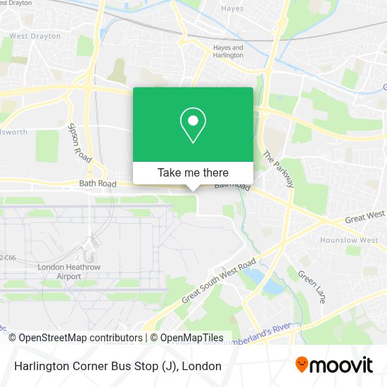 How to Get to Harlington Corner Bus Stop (J) in Heathrow by Bus, Train ...