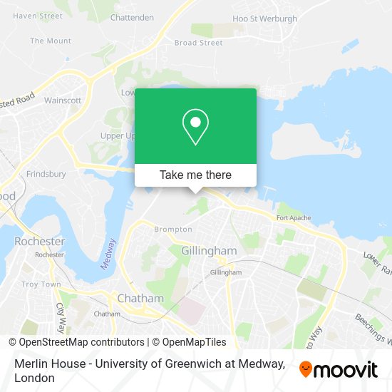 How to Get to Merlin House - University of Greenwich at Medway in ...