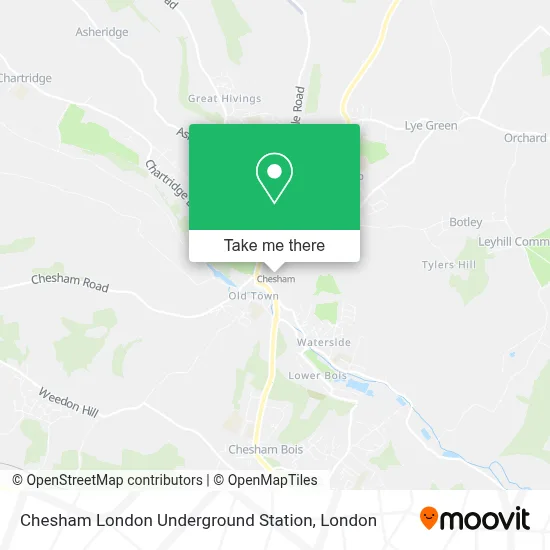 How to Get to Chesham London Underground Station in Chesham (Bucks) by ...