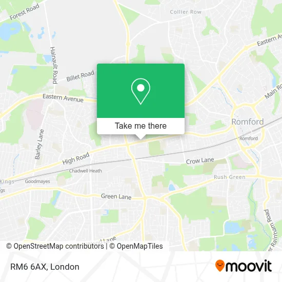 How to Get to RM6 6AX in Chadwell Heath by Bus, Train, Tube or DLR?