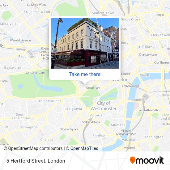 How to Get to 5 Hertford Street in Mayfair by Tube, Bus or Train?