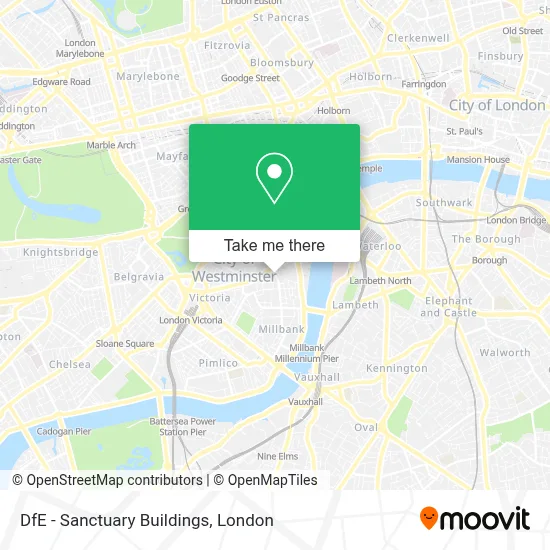 How to Get to DfE - Sanctuary Buildings in Westminster by Bus, Tube or ...