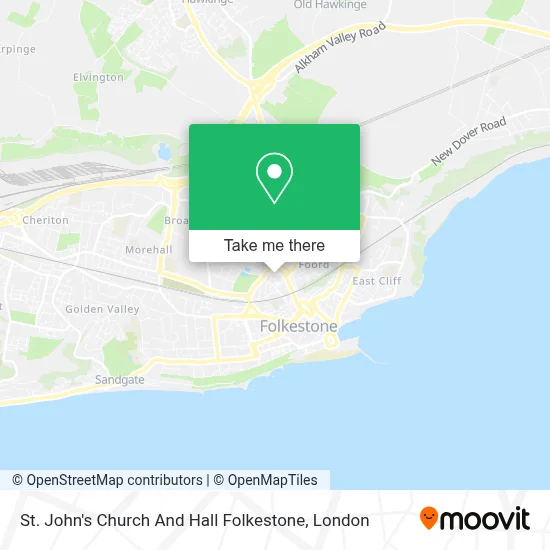 How to Get to St. John's Church And Hall Folkestone in Shepway by Bus ...
