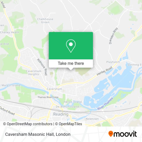How to Get to Caversham Masonic Hall in Reading by Bus or Train?