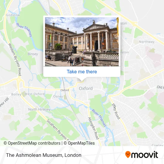 How to Get to The Ashmolean Museum in Oxford by Bus or Train?
