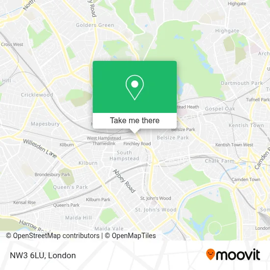 How to Get to NW3 6LU in Swiss Cottage by Tube, Bus or Train?