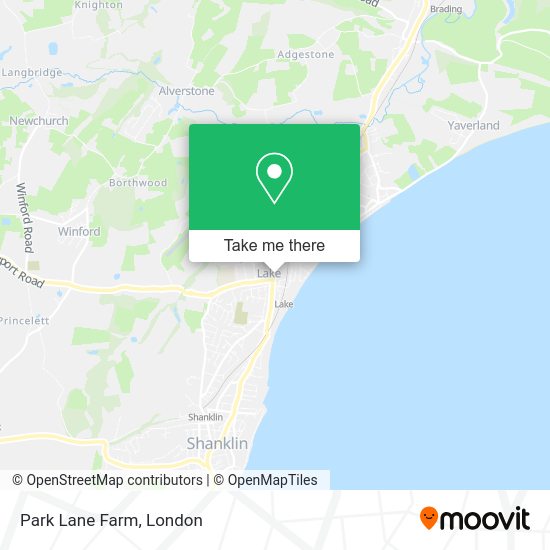 How to get to Park Lane Farm in London by train?