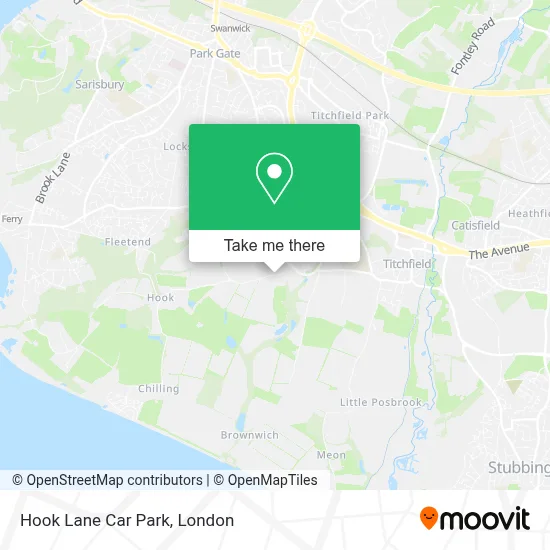 How to Get to Hook Lane Car Park in London by Bus or Train?