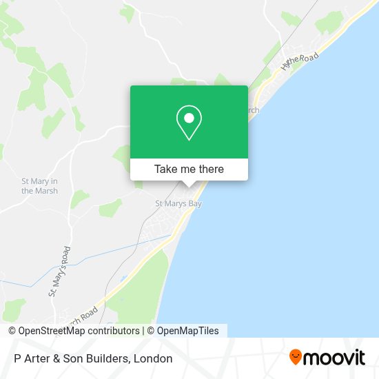 How to get to P Arter & Son Builders in Shepway by bus or train?