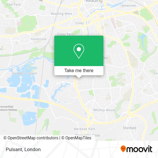 How to get to Pulsant in Reading by bus or train?