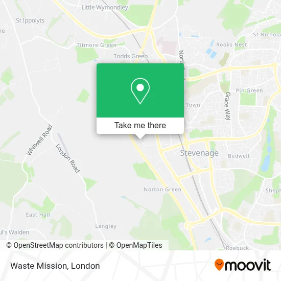 How to Get to Waste Mission in Stevenage by Bus or Train?
