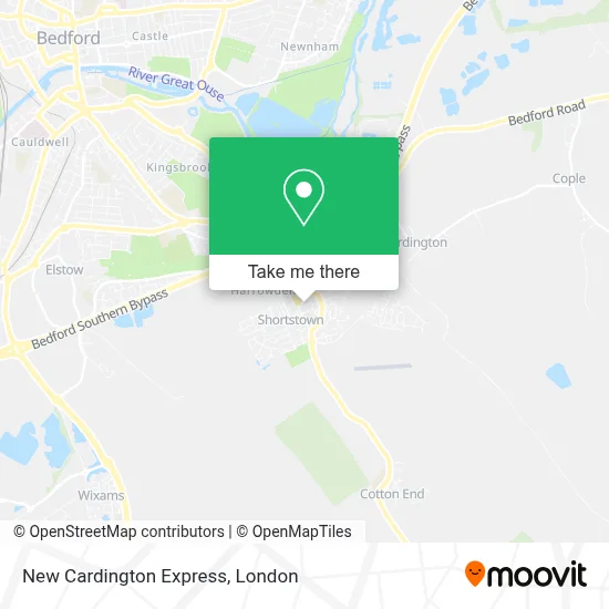How to Get to New Cardington Express in Bedford by Bus or Train?