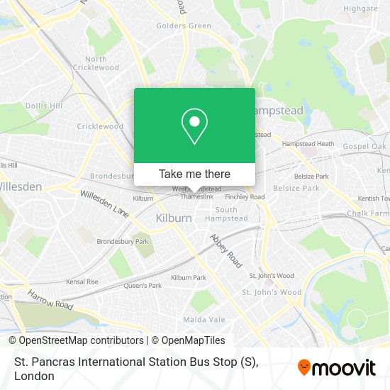 How to get to St. Pancras International Station Bus Stop in West ...