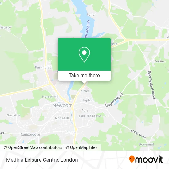 How to Get to Medina Leisure Centre in London by Train or Bus?