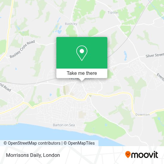 How to get to Morrisons Daily in London by train or bus?