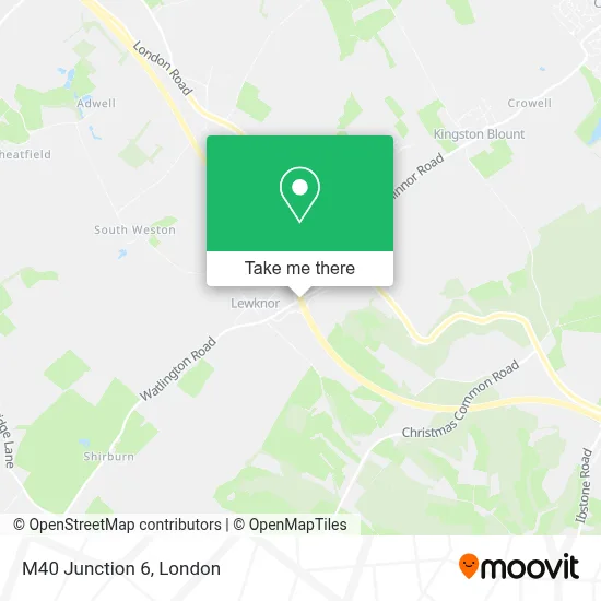 How to Get to M40 Junction 6 in South Oxfordshire by Bus?