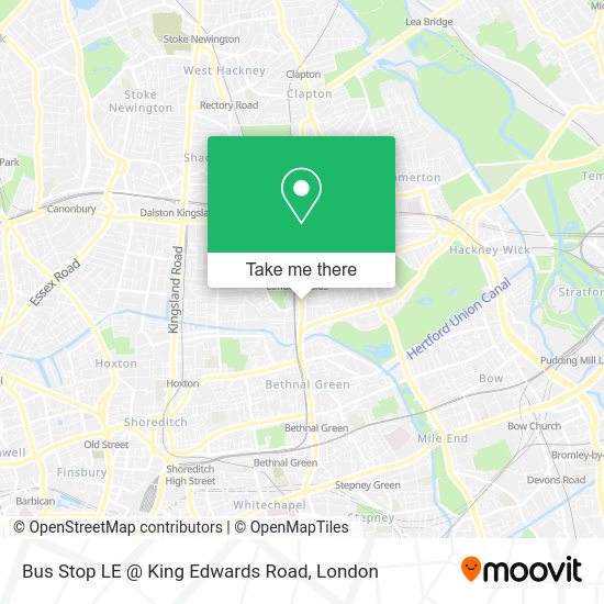 How to get to Bus Stop LE @ King Edwards Road in Hackney by bus, train ...
