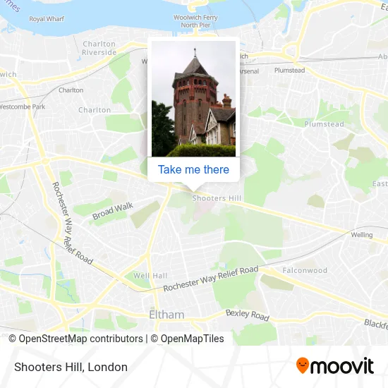 How to Get to Shooters Hill in Shooter'S Hill by Bus, Train, Tube or DLR?