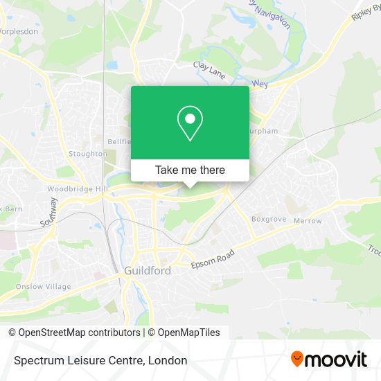 How to Get to Spectrum Leisure Centre in Guildford by Bus or Train?
