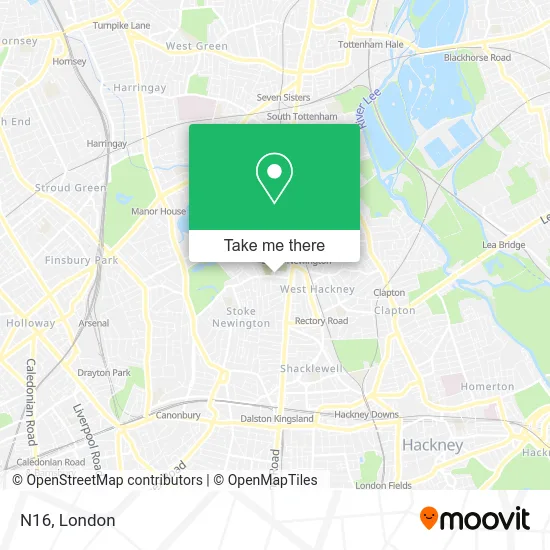 How to Get to N16 in Stoke Newington by Bus, Train or Tube?
