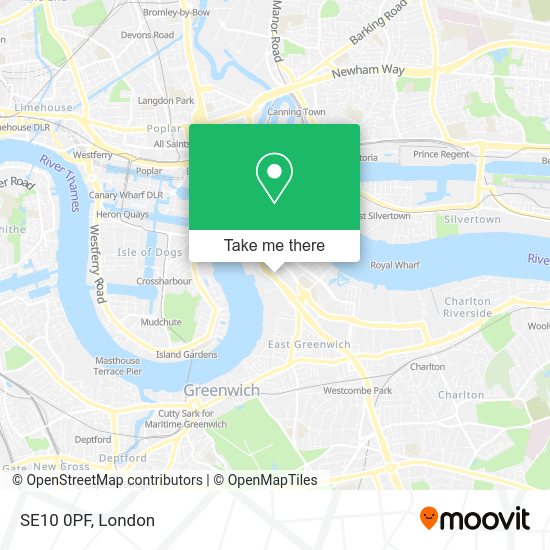 How to Get to SE10 0PF in North Greenwich by Tube, Bus or Train?