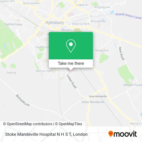 How to get to Stoke Mandeville Hospital N H S T in Aylesbury by bus or ...