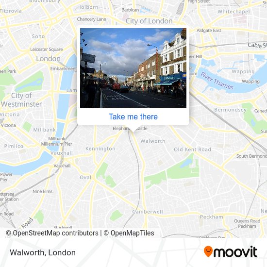 How to Get to Walworth in Elephant & Castle by Bus, Train or Tube?
