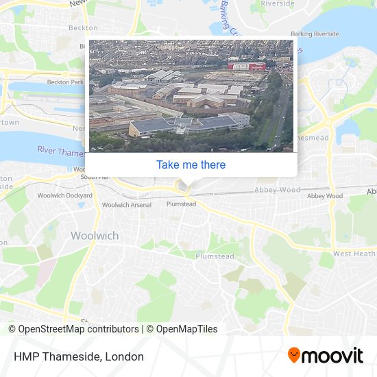 How to Get to HMP Thameside in Plumstead by Bus, Train or DLR?
