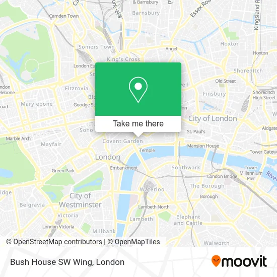 How to Get to Bush House SW Wing in Temple by Bus, Tube or Train?