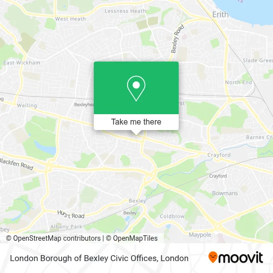 How to Get to London Borough of Bexley Civic Offices in Bexleyheath by ...