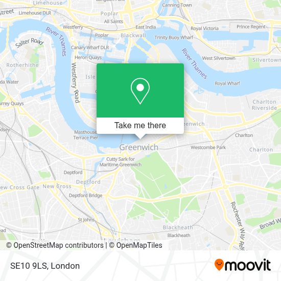 How to Get to SE10 9LS in Greenwich by Bus, Tube, Train or DLR?