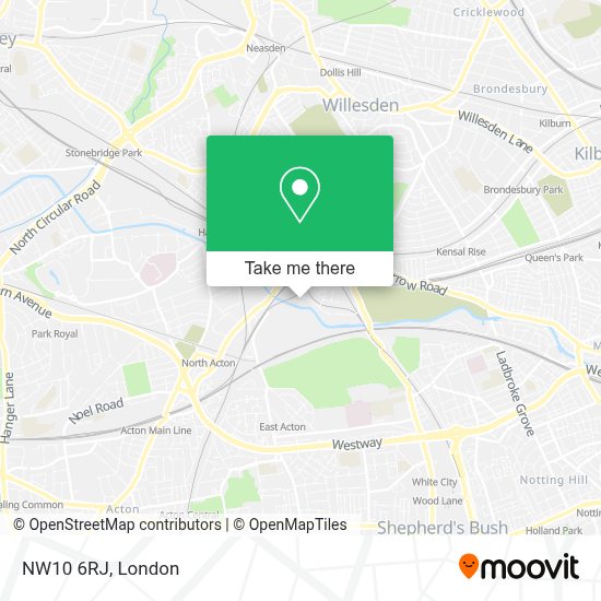 How to Get to NW10 6RJ in Old Oak Common by Tube, Bus or Train?