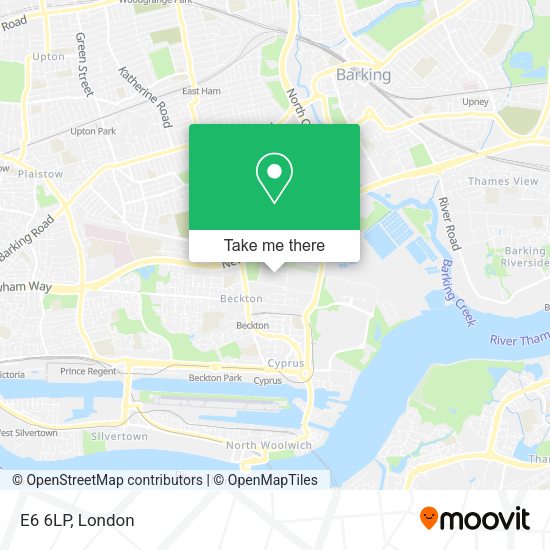 How to get to E6 6LP in Beckton by bus, train, Tube or DLR?