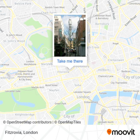 How to Get to Fitzrovia by Tube, Bus or Train?