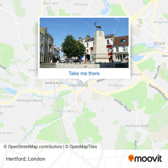 How to Get to Hertford by Bus or Train?