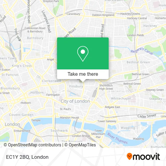 How to Get to EC1Y 2BQ in Shoreditch by Bus, Tube or Train?