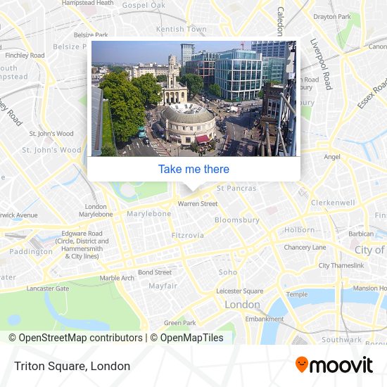 How to Get to Triton Square in Somers Town by Tube, Bus or Train?