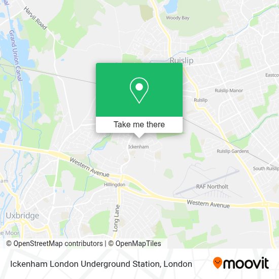 How to Get to Ickenham London Underground Station by Bus, Tube or Train?