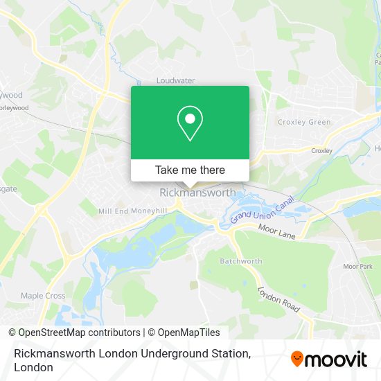 How to Get to Rickmansworth London Underground Station by Bus, Tube or ...