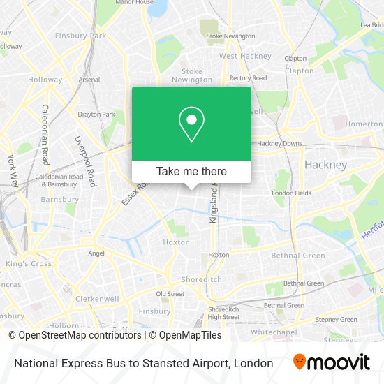 How to get to National Express Bus to Stansted Airport in Dalston by ...