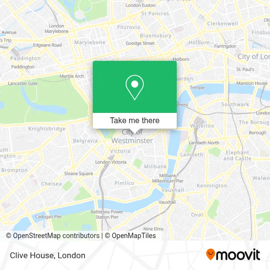 How to Get to Clive House in Westminster by Tube, Bus or Train?