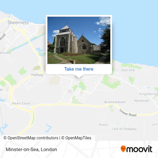 How to Get to Minster-on-Sea in Swale by Train?